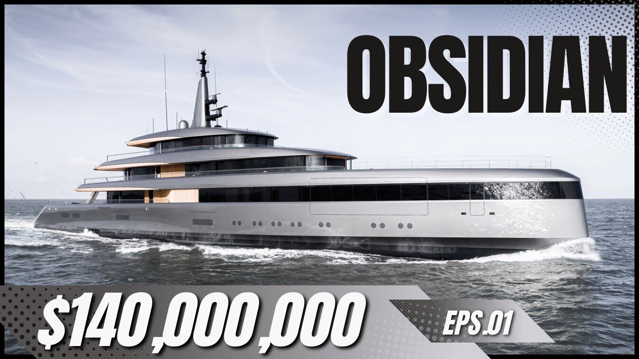Inside The $140,000,000 Hybrid Superyacht OBSIDIAN